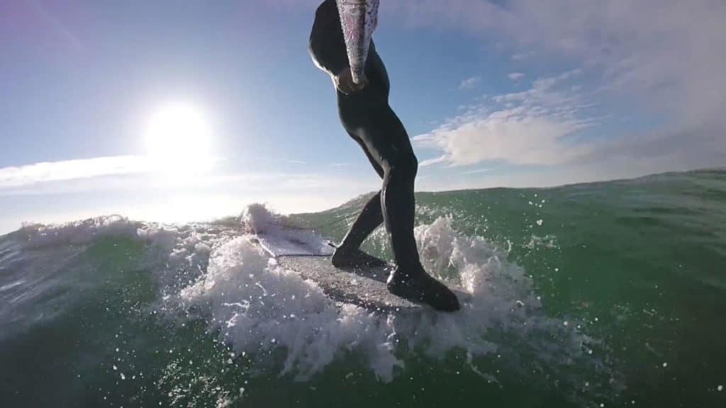 Vidéo stand up paddle foil noserider Gong Surfboard sur Foil Magazine.com