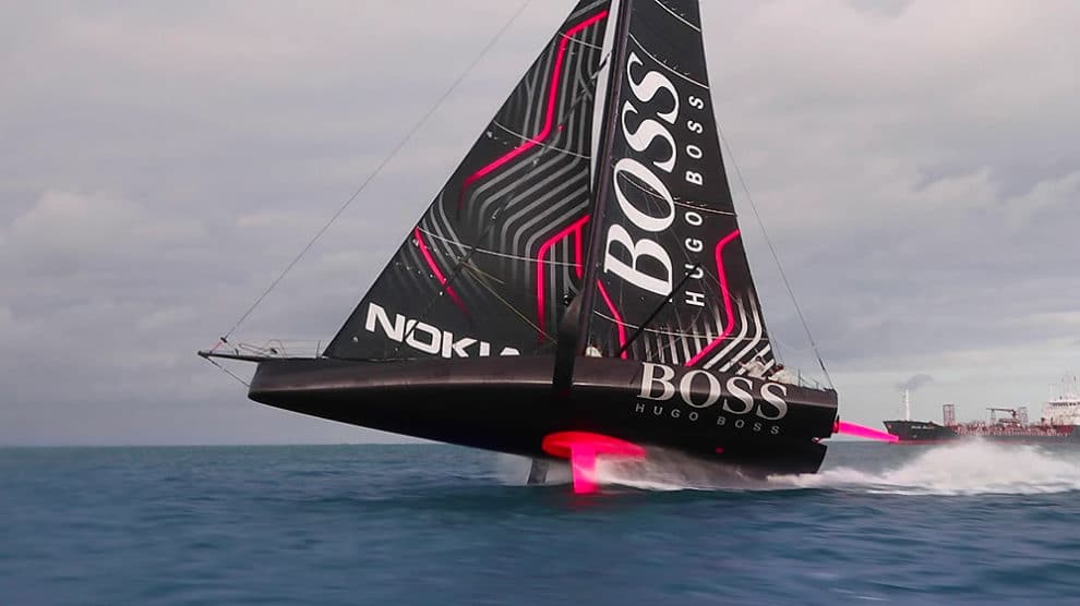 Imoca Hugo Boss sur Foil Magazine.com