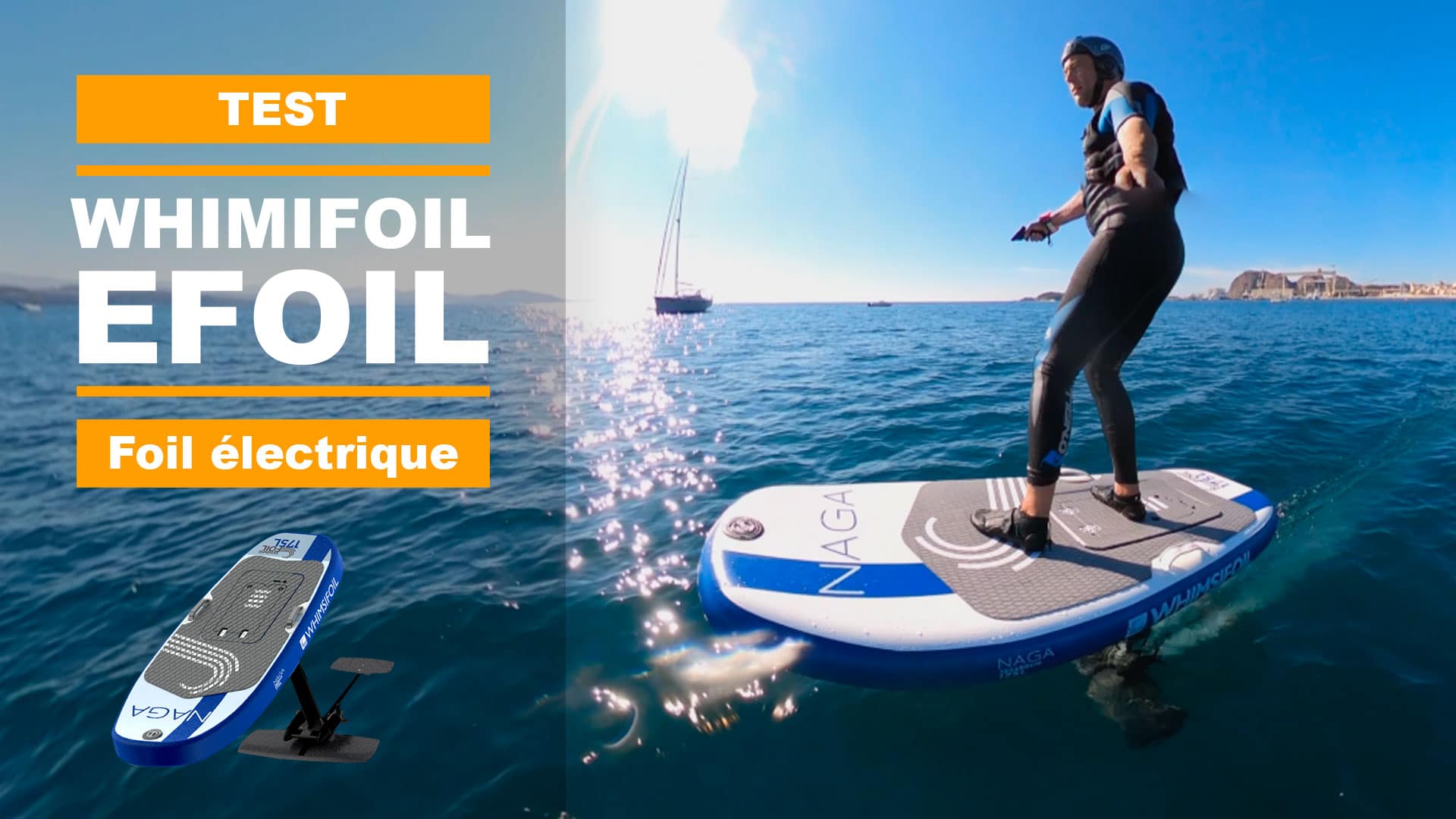 Whimsifoil, test de l'e-foil ou foil électrique sur Foil Magazine.com