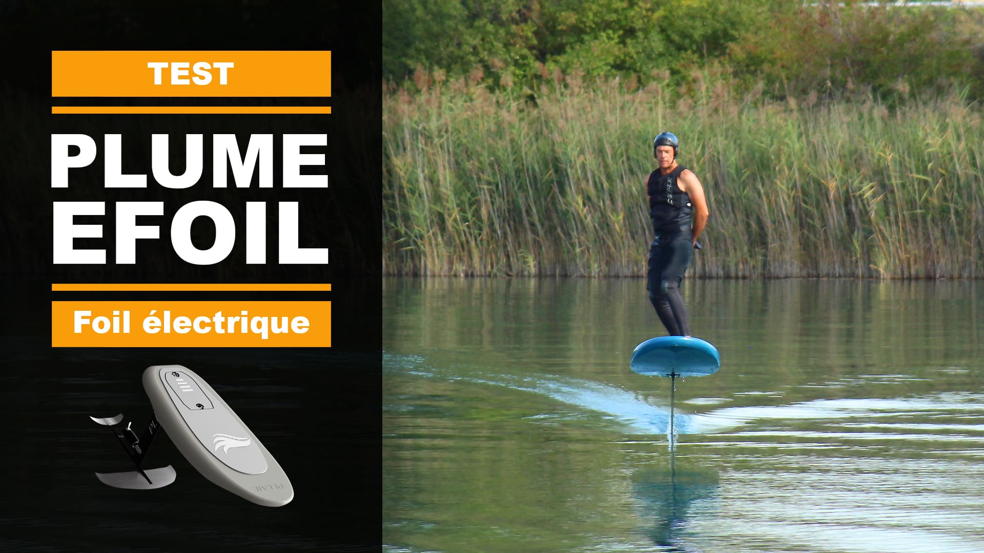 Efoil Plume, test et présentation du foil électrique sur Foil Magazine.com