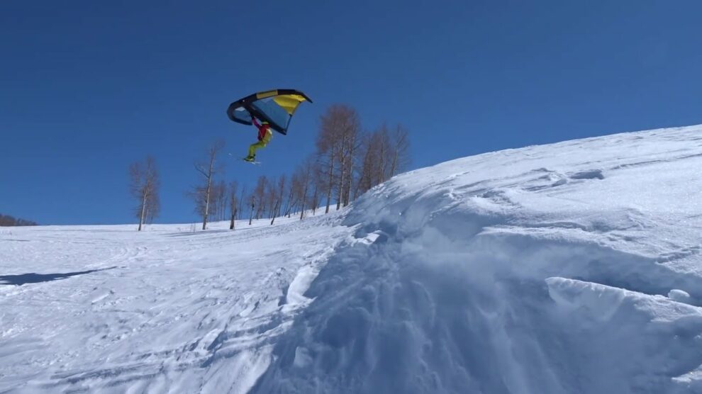 Vidéo snow wing avec Ken Lucas sur Foil Magazine.com