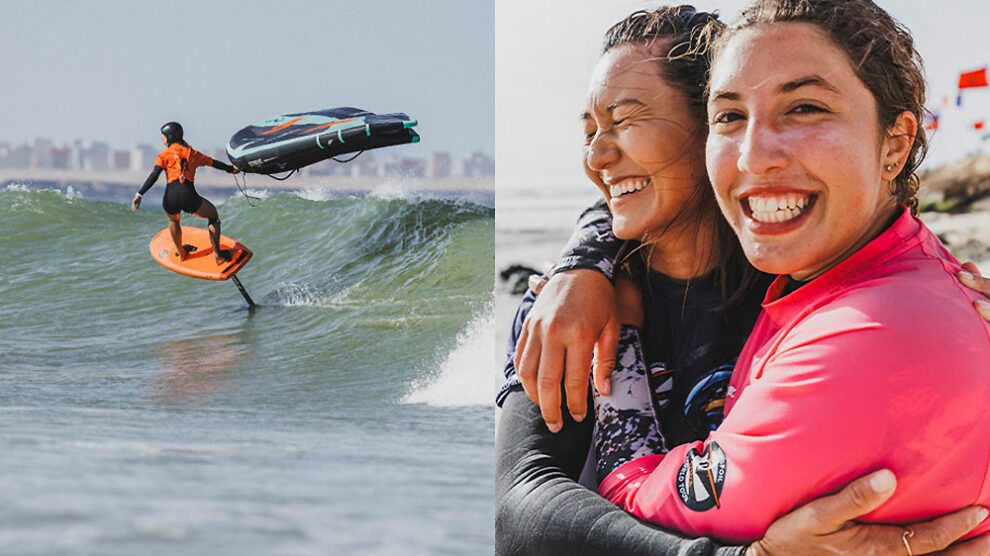 Moona Whyte, 1e championne du monde de Wingfoil Wave