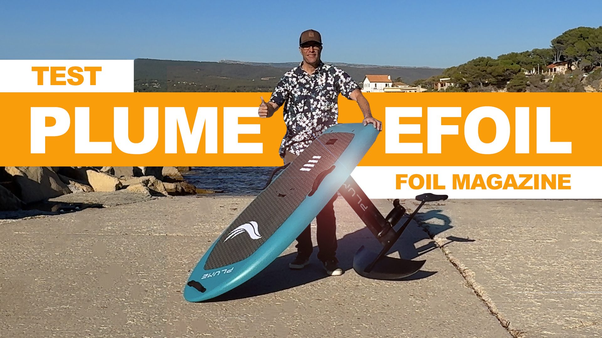 Test eFoil ou foil électrique Plume sur Foil Magazine.com