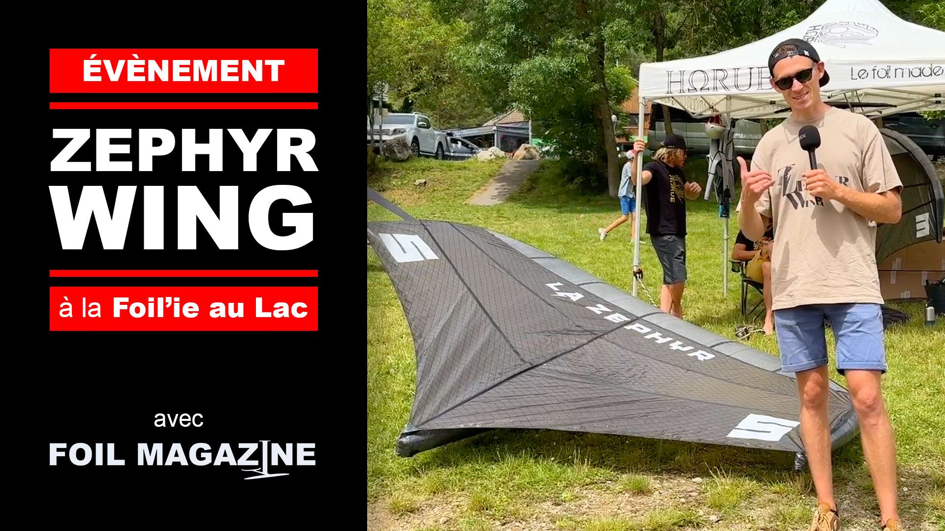 Présentation des voiles françaises Zephyr Wing sur Foil Magazine