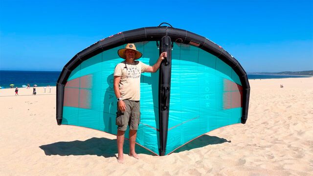 Test wing Takoon V3 Ultra avec poignées rigides sur Foil Magazine.com